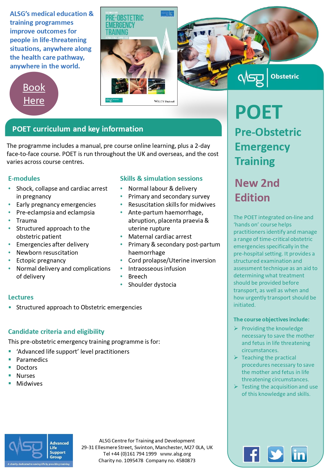 Pre Obstetric Emergency Training Course (POET) 2023