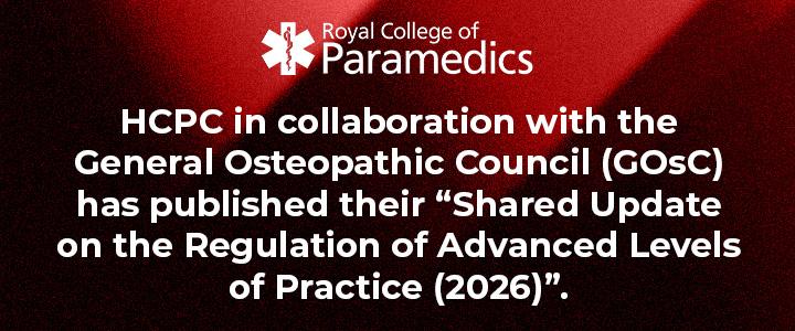 HCPC has published their "Shared Update on the Regulation of Advanced ...